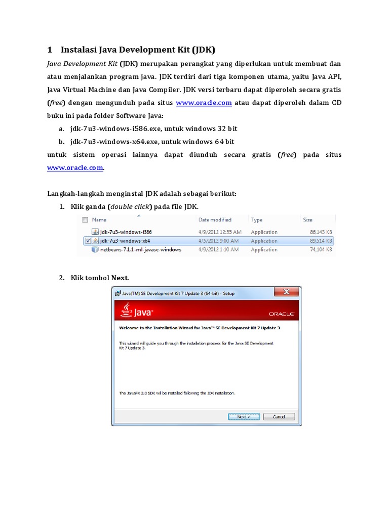 Cara Instalasi Java | PDF