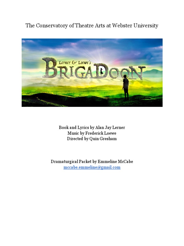 Brigadoon Dramaturgy Packet | PDF | Jacobitism | Scotland