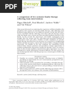 Milan Systemic Family Therapy | PDF | Psychotherapy | Family Therapy