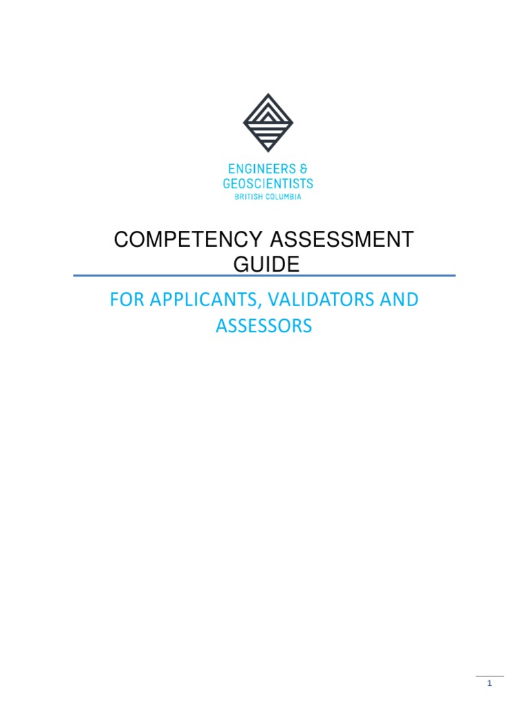 Competency Assessment Guide 2017 Rebranded | PDF | Competence (Human ...