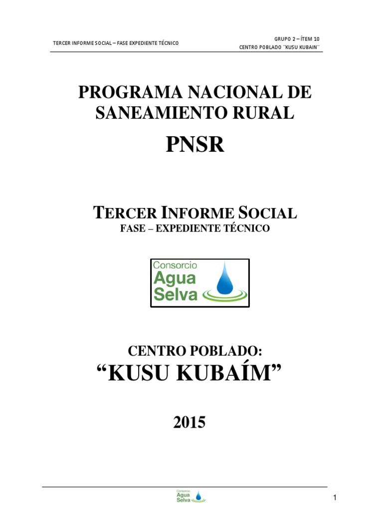 3er Inf. Soc. Kusu Kubaím | PDF | Interculturalidad | Empoderamiento