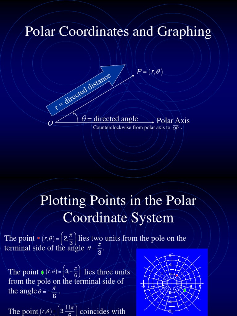 Polar graphing.ppt | Coordinate System | Symmetry