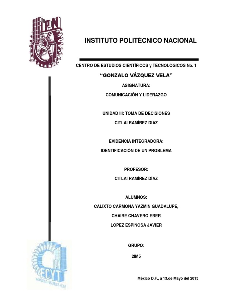 Portada IPN CECyT | PDF