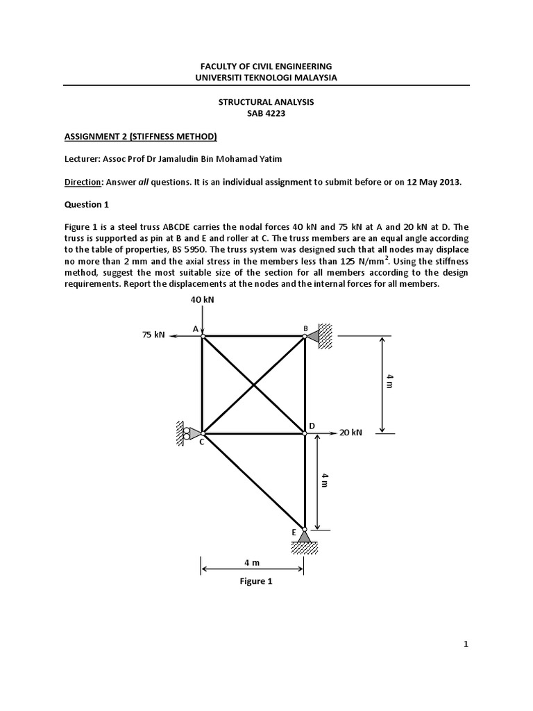 Structural Analysis of Steel Truss and Reinforced Concrete Frame Using ...