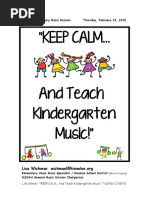 K-5 Music Curriculum Overview | PDF | Singing | Sound