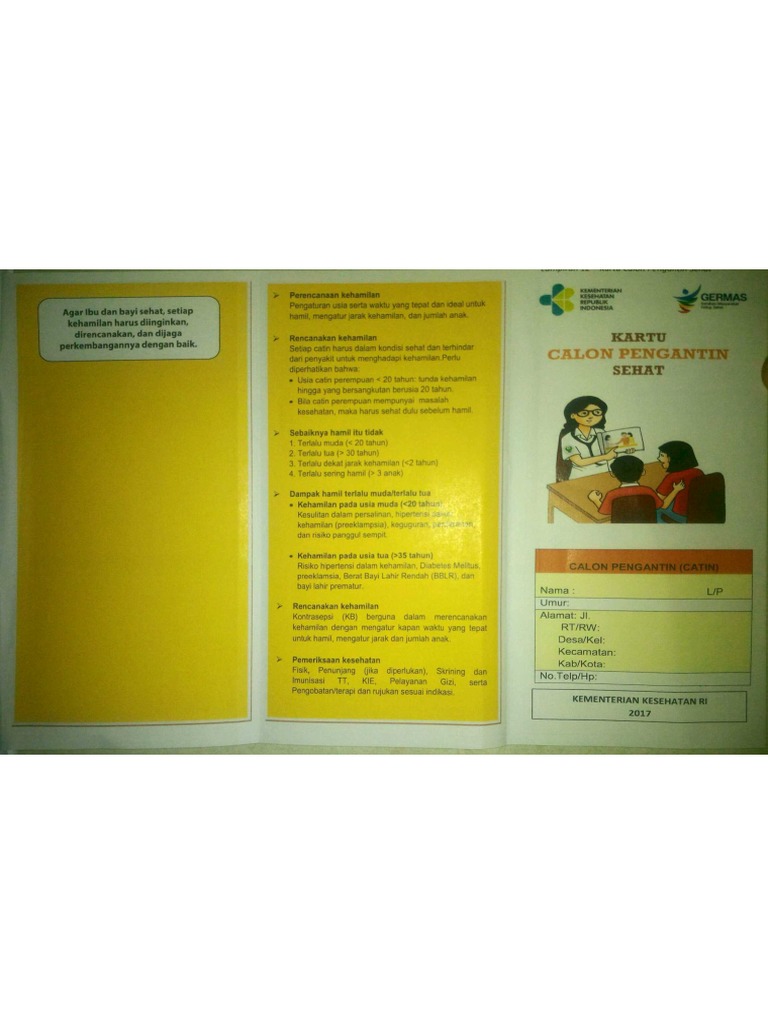 Kartu Catin Sehat | PDF