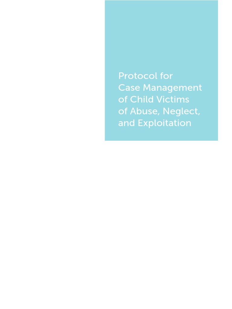 CICL Protocol | PDF | Child Abuse | Victimology