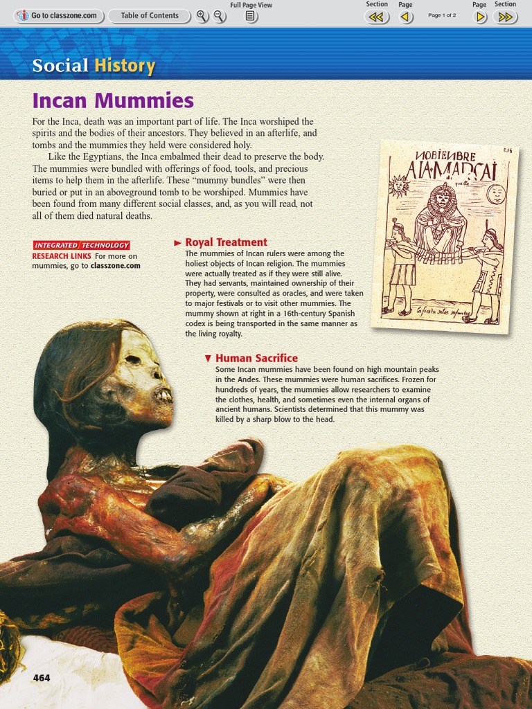 Incan Mummies: Royal Treatment | PDF | Mummy | Inca Empire