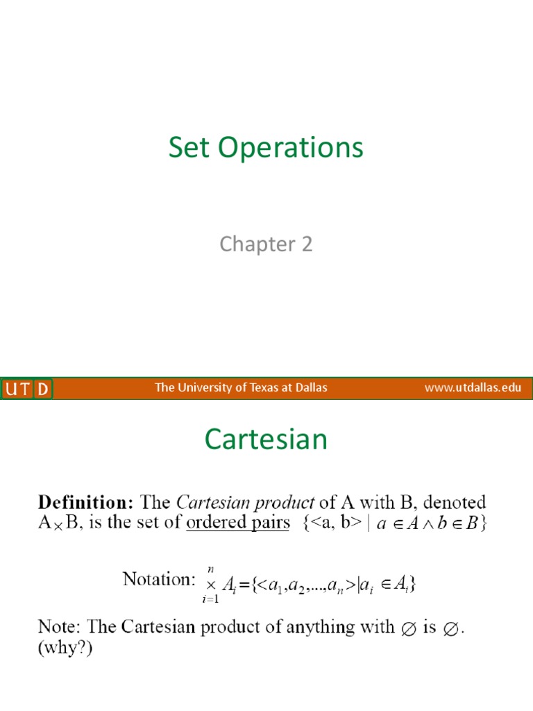 Set Operations and Identities Guide | PDF | Set (Mathematics) | Algebra