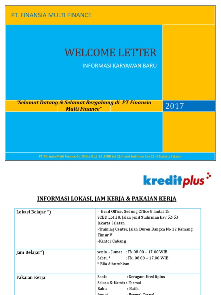 Welcome Letter Management Trainee Batch 6 | PDF