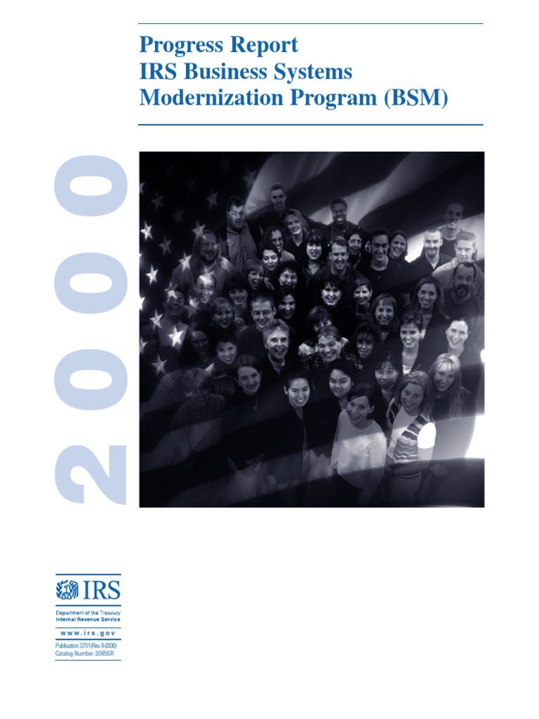 Progress Report IRS Business Systems Modernization Program (BSM) | PDF ...
