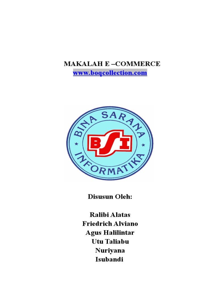 Makalah E-Commerce BSI | PDF