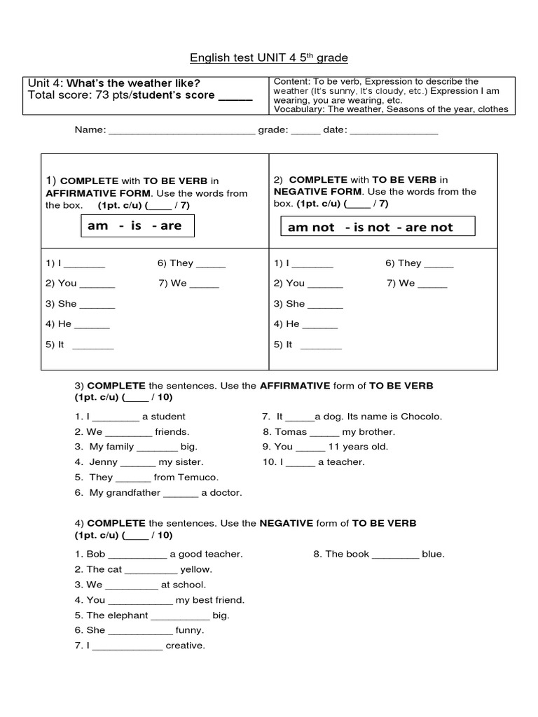 Am Not - Is Not - Are Not Am - Is - Are | PDF | Grammar | Semantics
