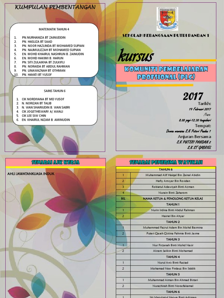 Buku Program Penyerahan Watikah Pelantikan Pengawas | PDF Buku Program Penyerahan Watikah Pelantikan Pengawas | PDF