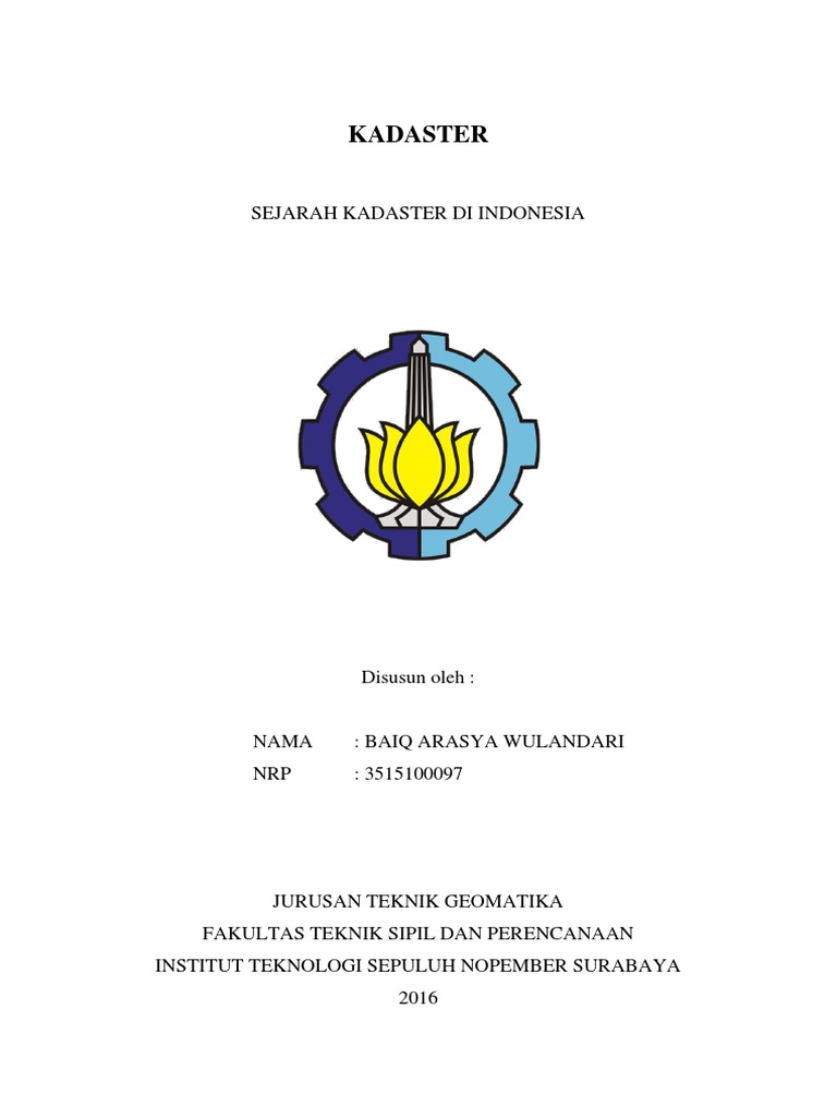 Sejarah Kadaster di Indonesia | PDF