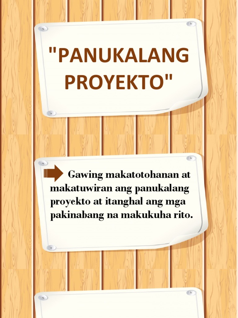 panukalang proyekto