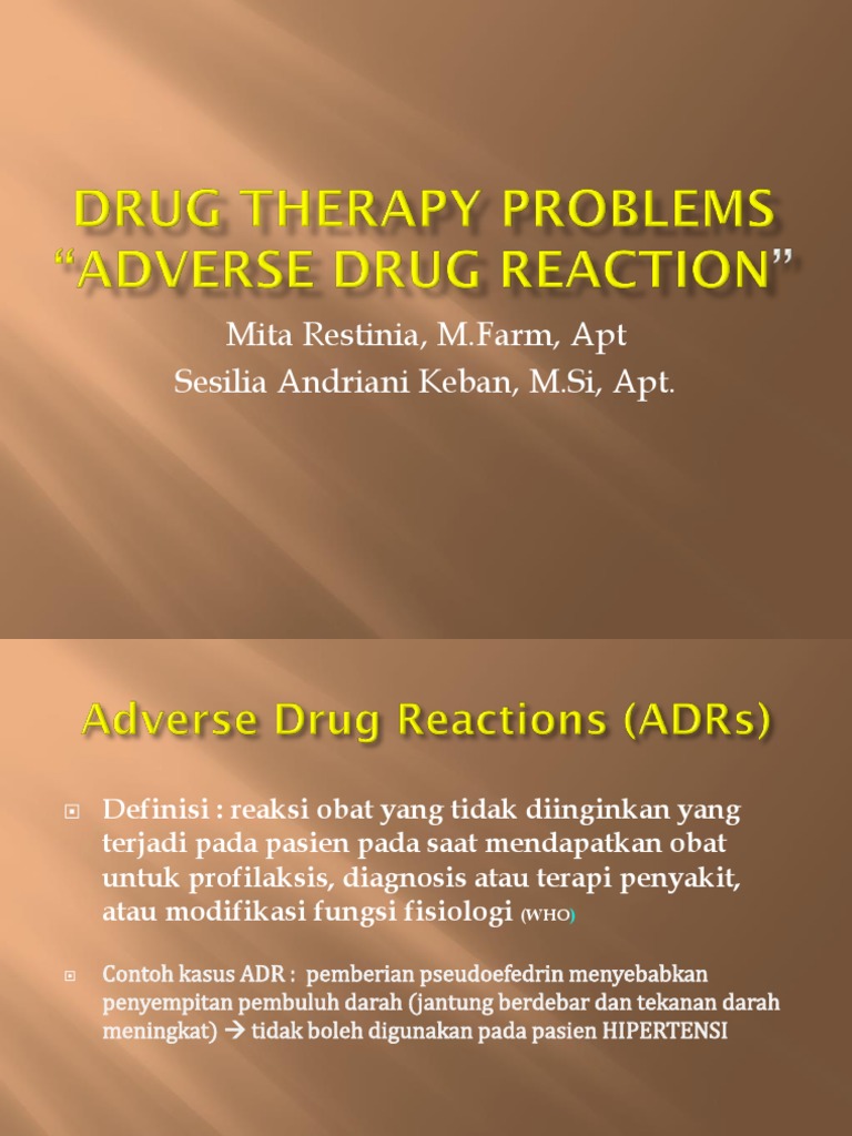 Drug Therapy Problems 2 | PDF