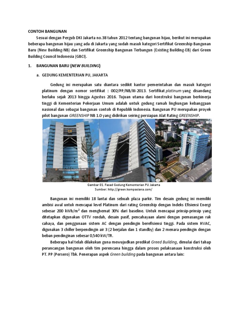 Contoh Green Building | PDF