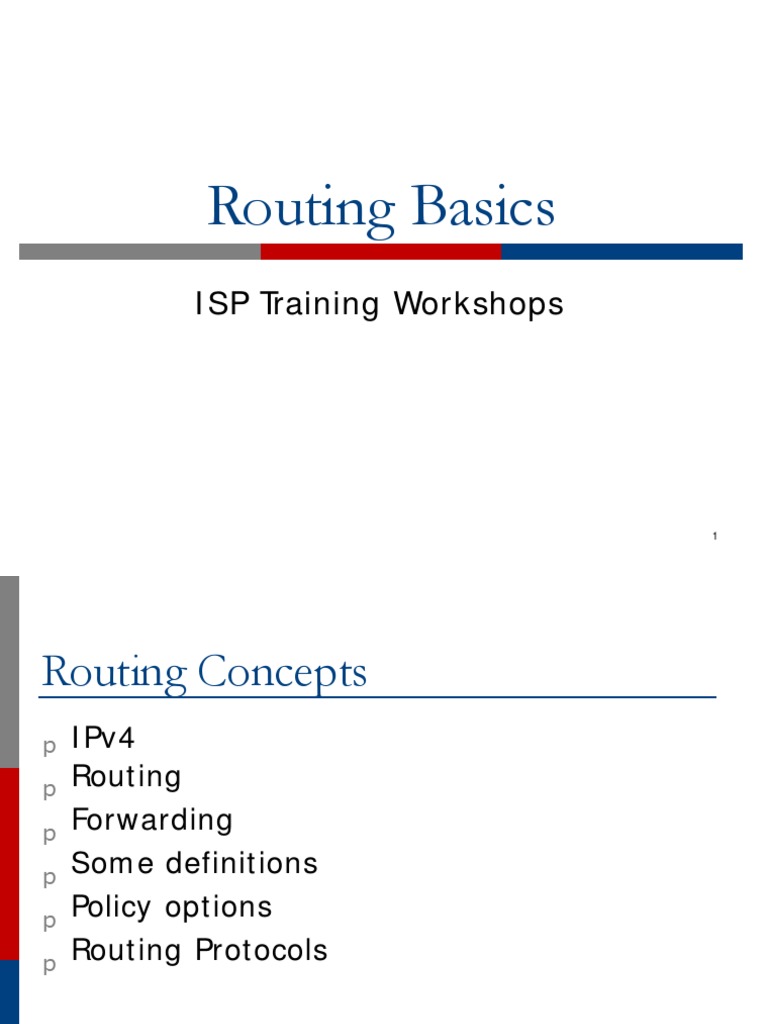 Routing Basics | Download Free PDF | Routing | Ip Address