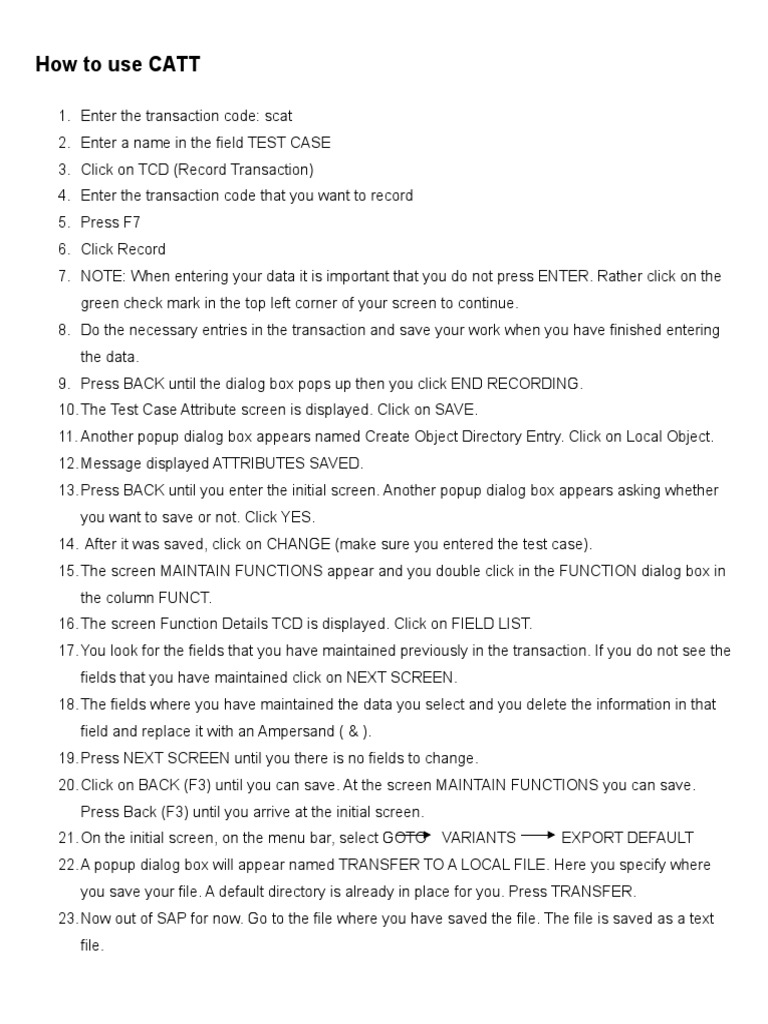 CATT Updated | PDF | Computer Architecture | Areas Of Computer Science