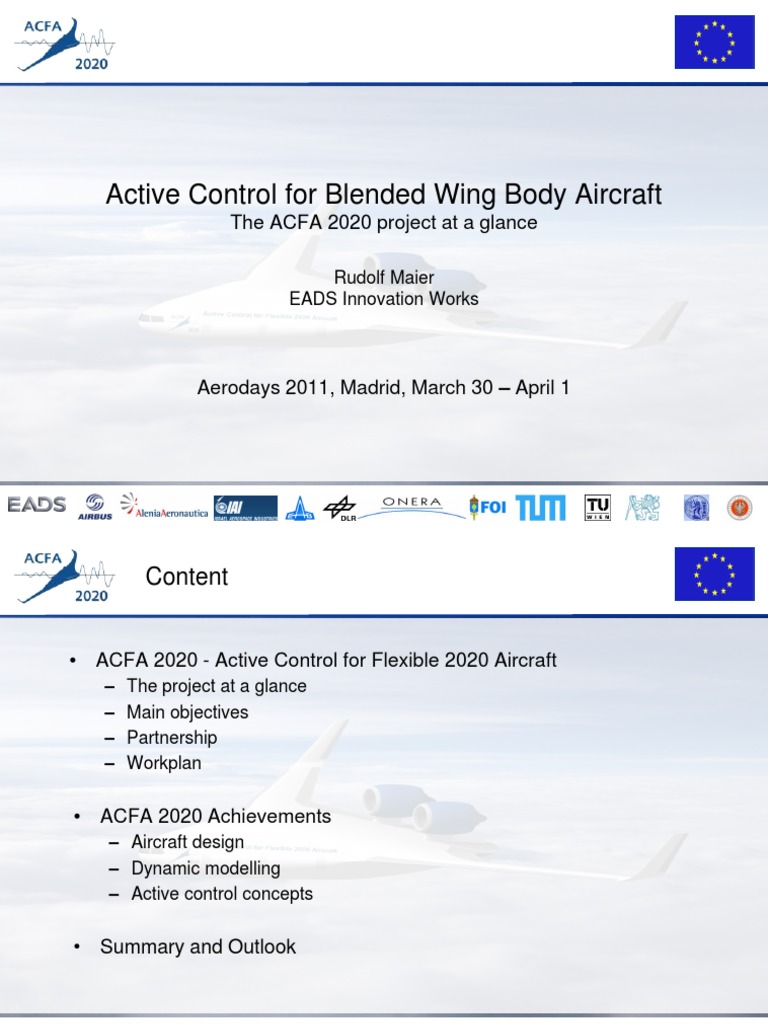 Active Control For Blended Wing Body Aircraft - 2011 | PDF | Flight ...