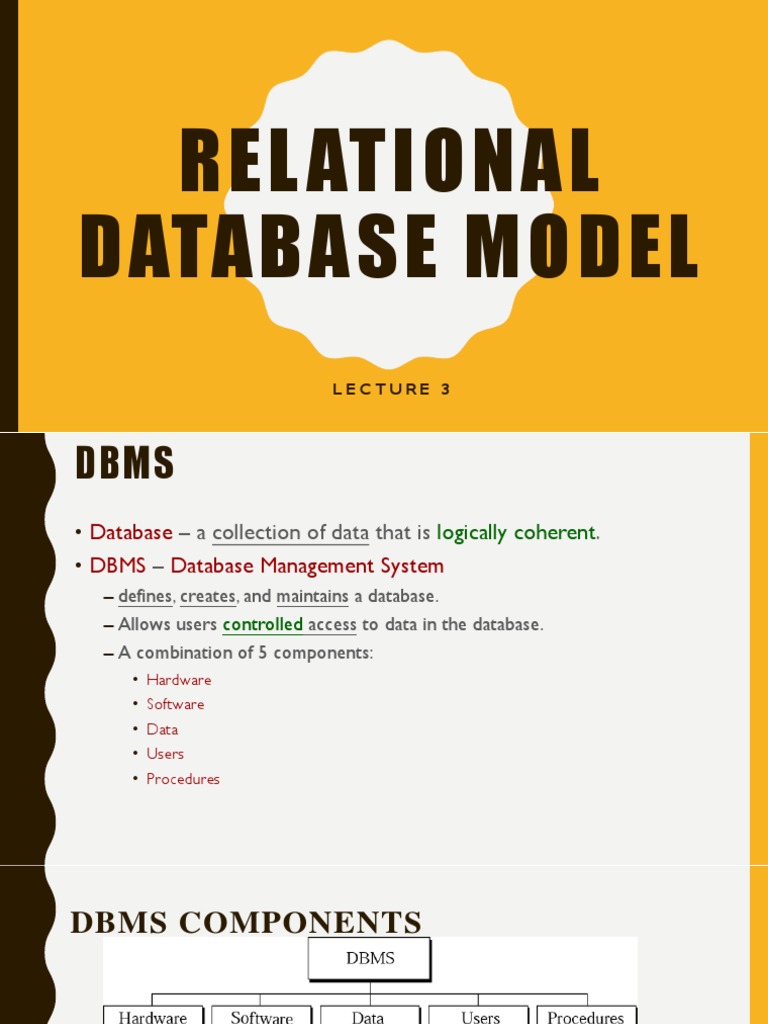 Relational Database Model | PDF | Databases | Relational Model