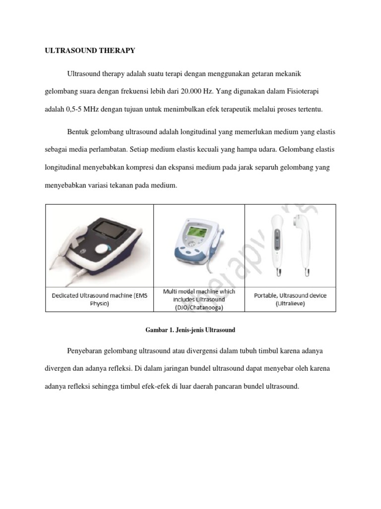 Ultrasound Therapy | PDF