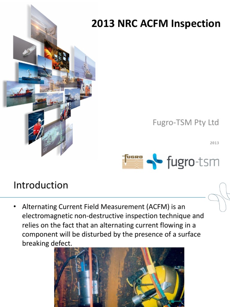 Fugro TSM - Acfm 2013 - Fugro | PDF