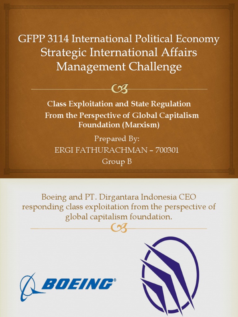 Class Exploitation and State Regulation From The Perspective of Global ...