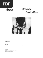 Quality Control Procedure | PDF | Concrete | Masonry