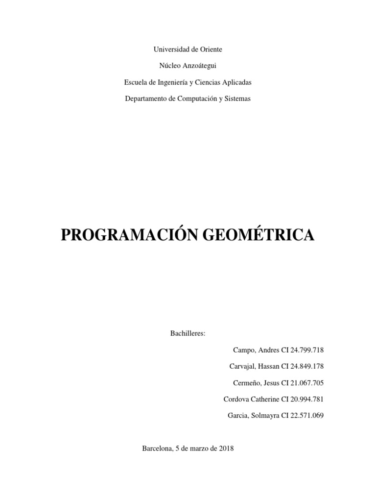 Programacion Geometrica | PDF | Optimización Matemática | Función ...