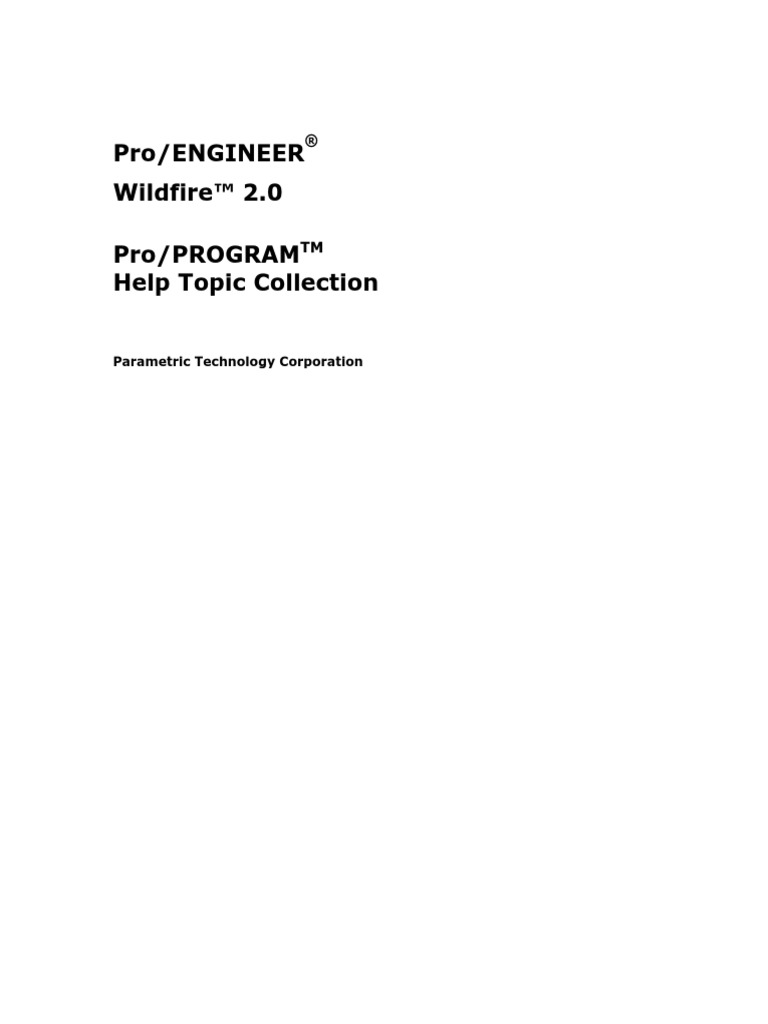 Creo ProPROGRAM - Guid Line PDF | PDF | Parameter (Computer Programming ...