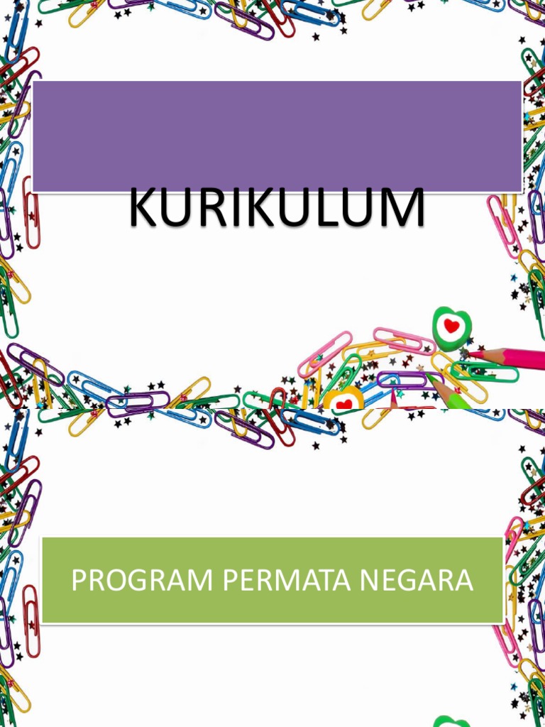 Memperkasa Permata Negara: Kurikulum Permata Negara dan Program Taska | PDF