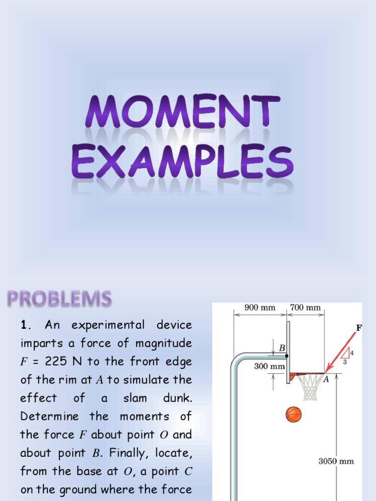 B17 Statics - Moment - Problems | PDF | Cartesian Coordinate System | Force