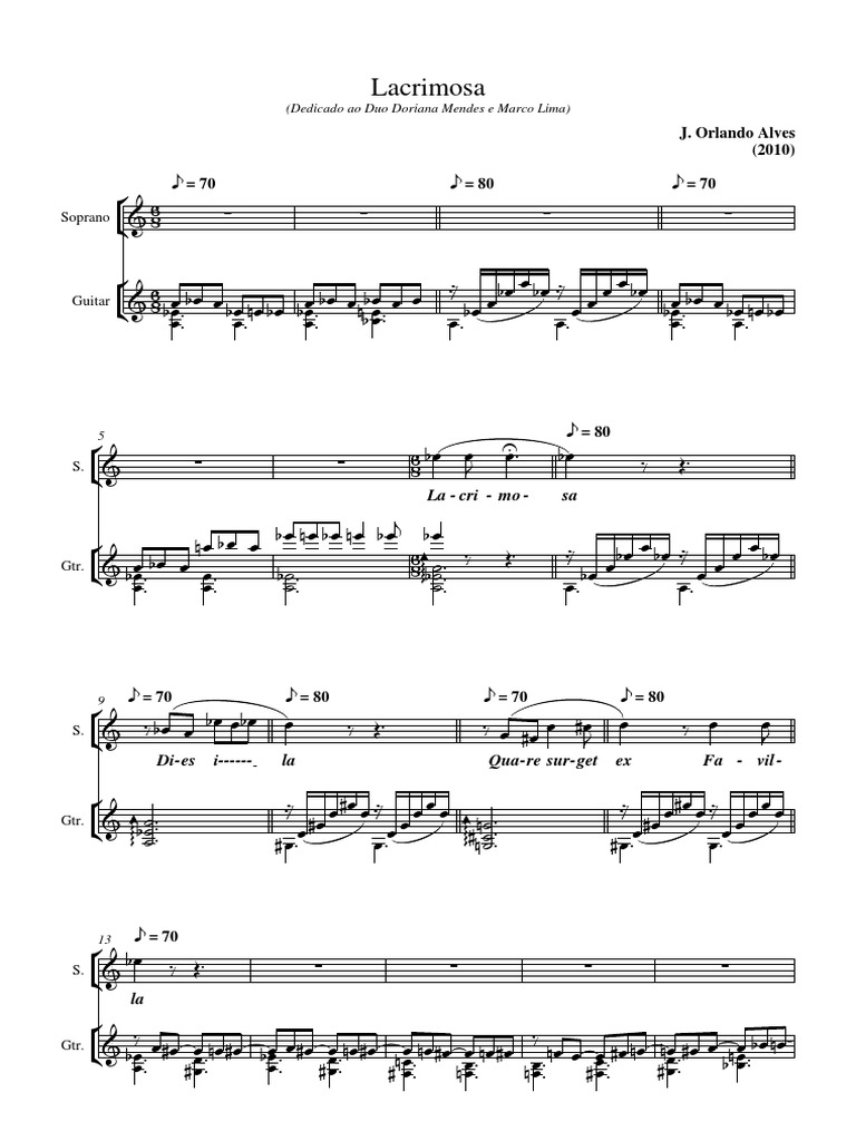 Lacrimosa | PDF | Lazer