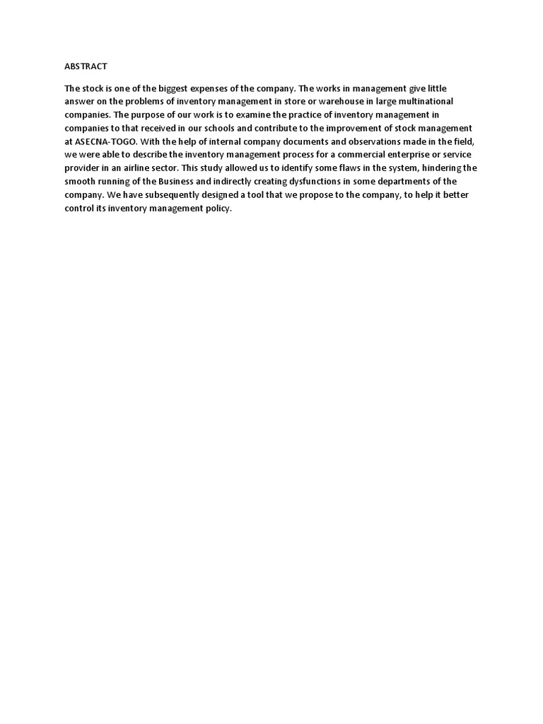 ABSTRACT | PDF