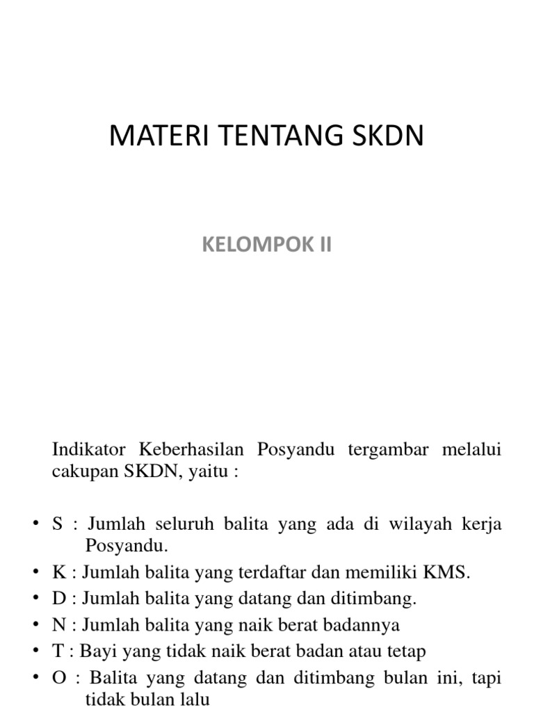 Materi Tentang SKDN | PDF