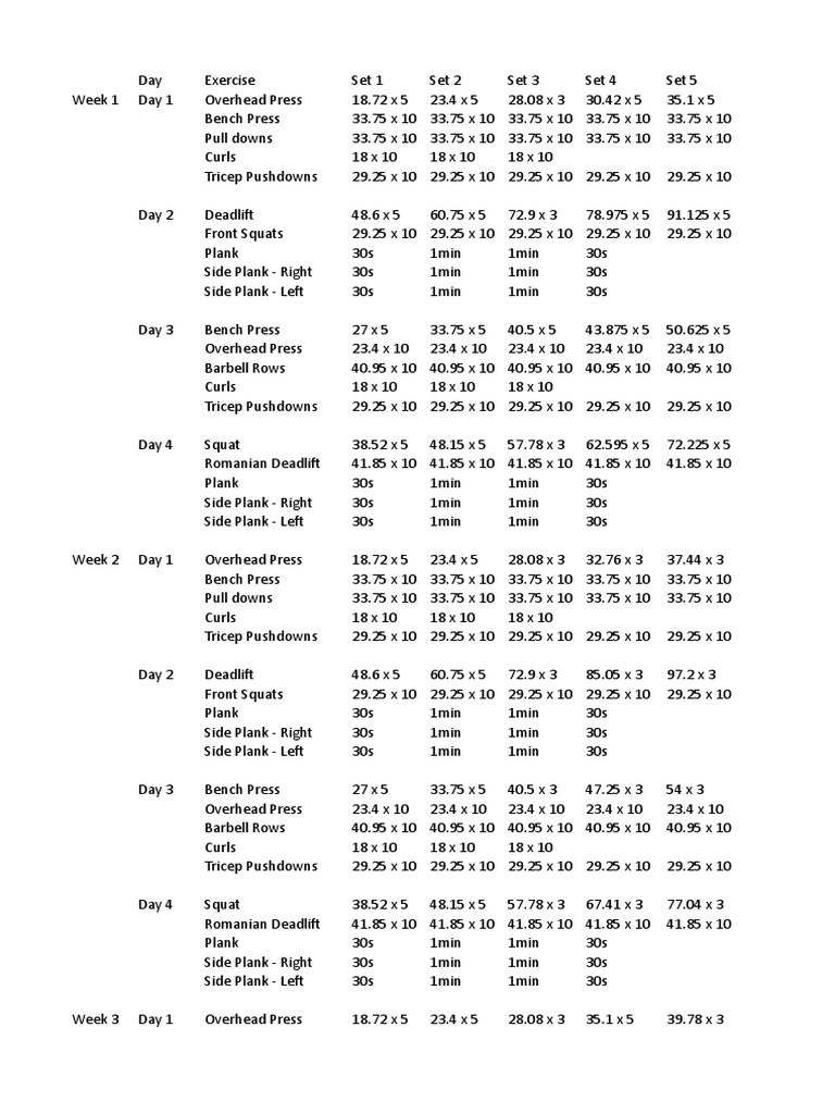 Wendler 531 BBB | PDF | Athletic Sports | Games Of Physical Skill