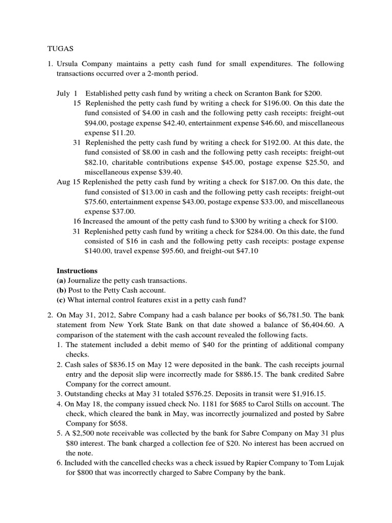 Tugas PA 2 | Download Free PDF | Cheque | Deposit Account