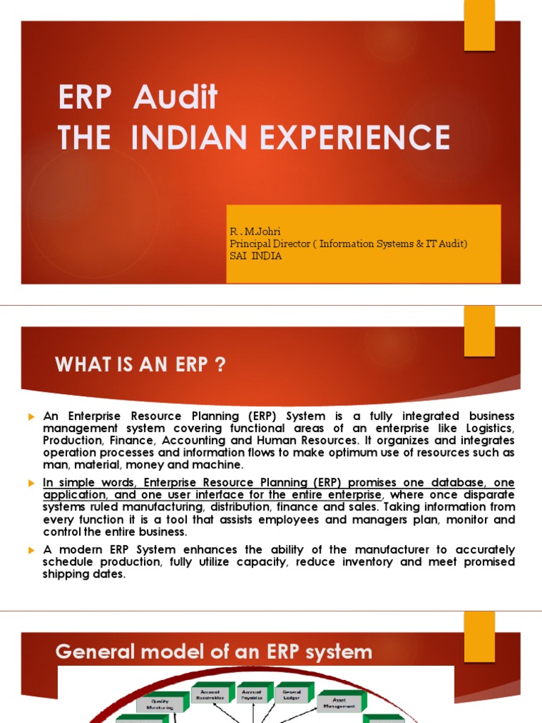 ERP Audit Final Presentation | PDF | Enterprise Resource Planning ...