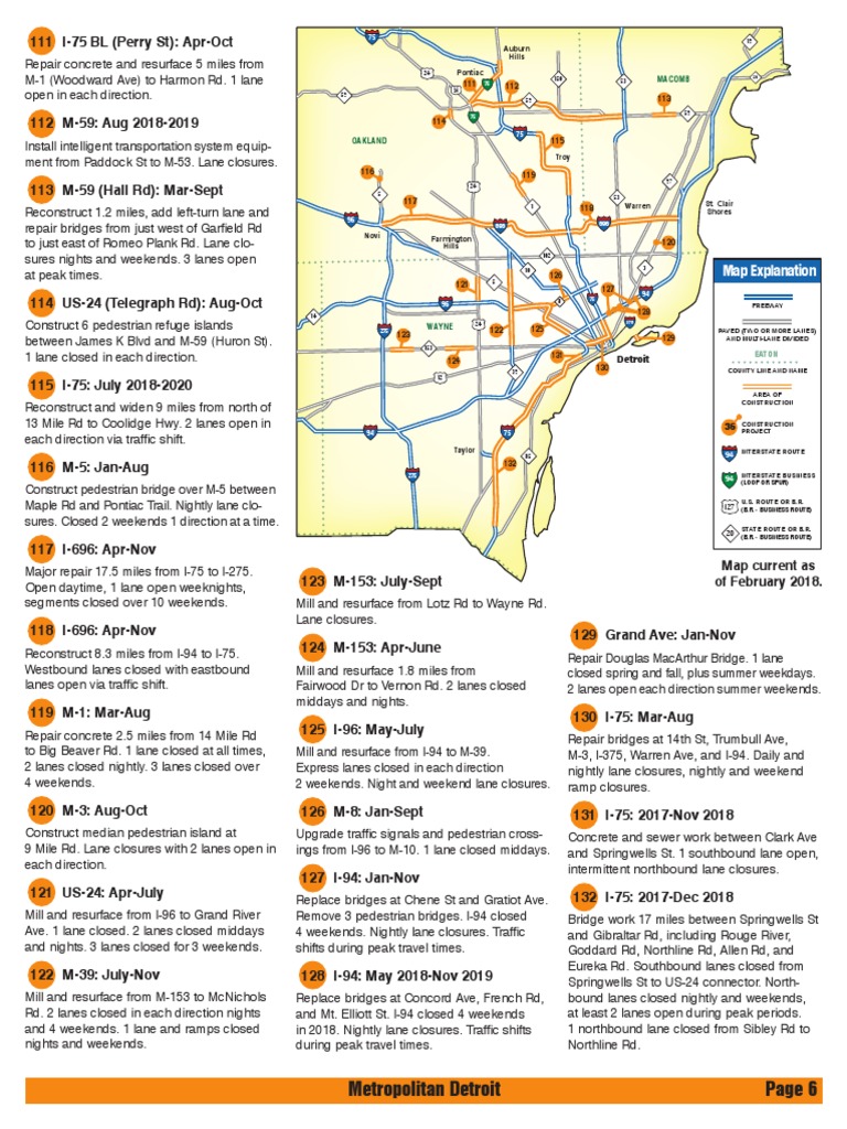 MDOT C MapWeb-2011 350547 7.6 | PDF | Road | Road Infrastructure