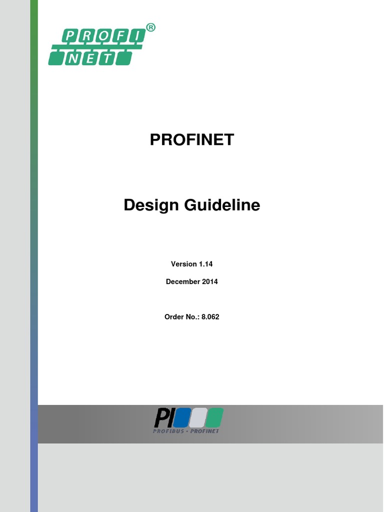 PROFINET Design Guideline 8062 V114 Dec14 | PDF | Network Topology | Computer Network