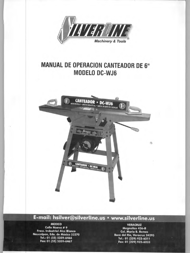 Canteadora Silverline DC-WJ6 | PDF