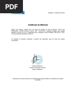 CERTIFICADO DE RETIRO Modelo | PDF