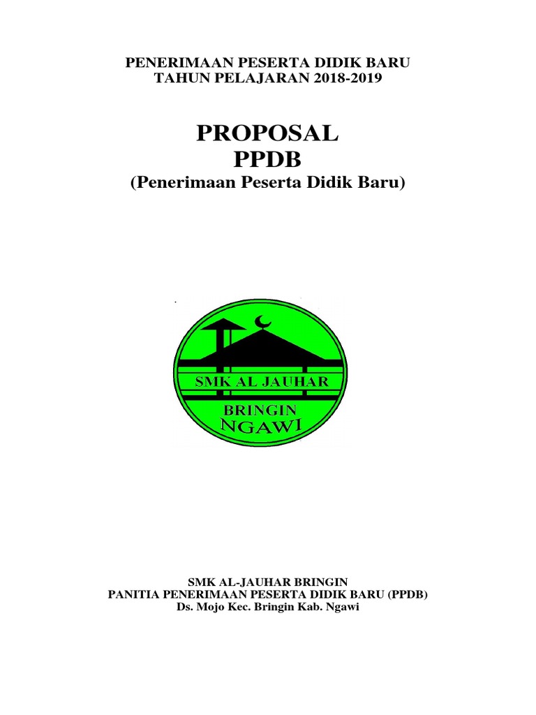 Contoh Proposal PPDB | PDF