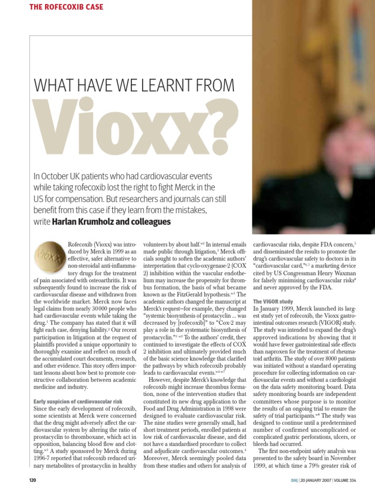 Rofecoxib Case.pdf | Merck & Co. | Medicine