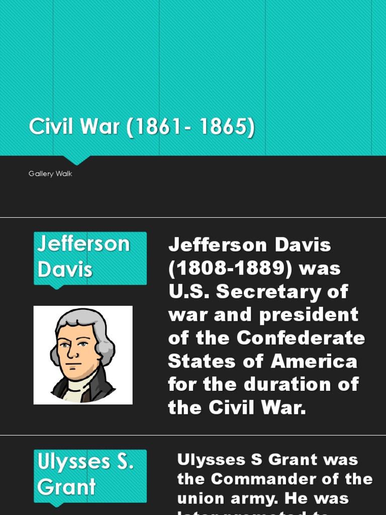 Gallery Walk Civil War | PDF