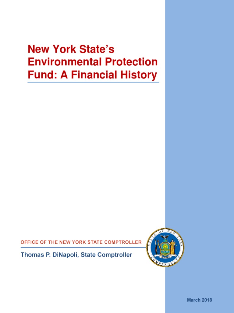New York State's Environmental Protection Fund: A Financial History ...