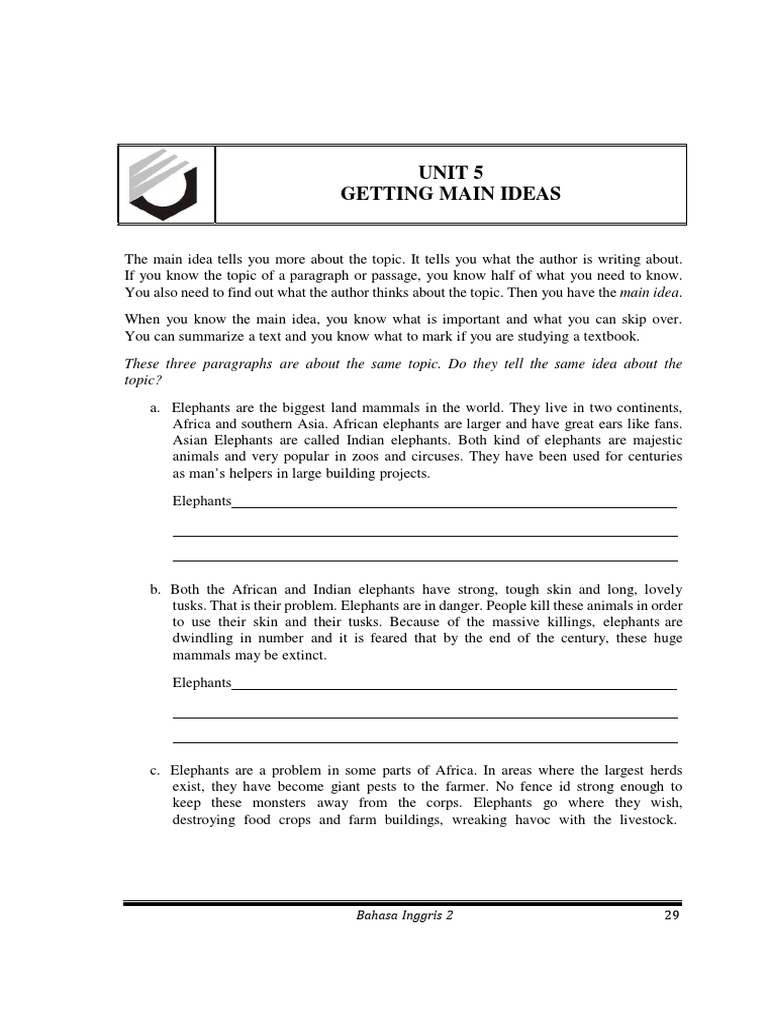 Understanding Main Ideas in Texts | PDF | Pet | Cats