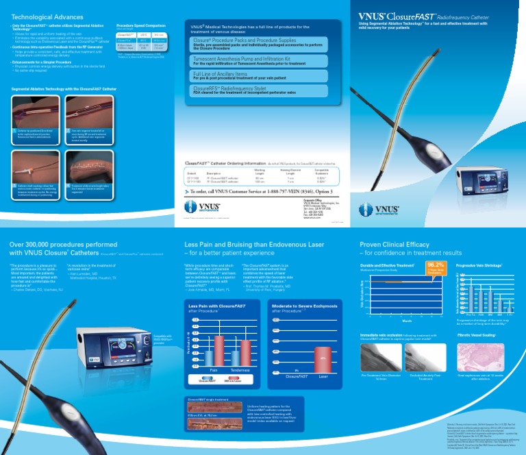 VNUS CLOSUREFAST | Vein | Intravenous Therapy | Free 30-day Trial | Scribd